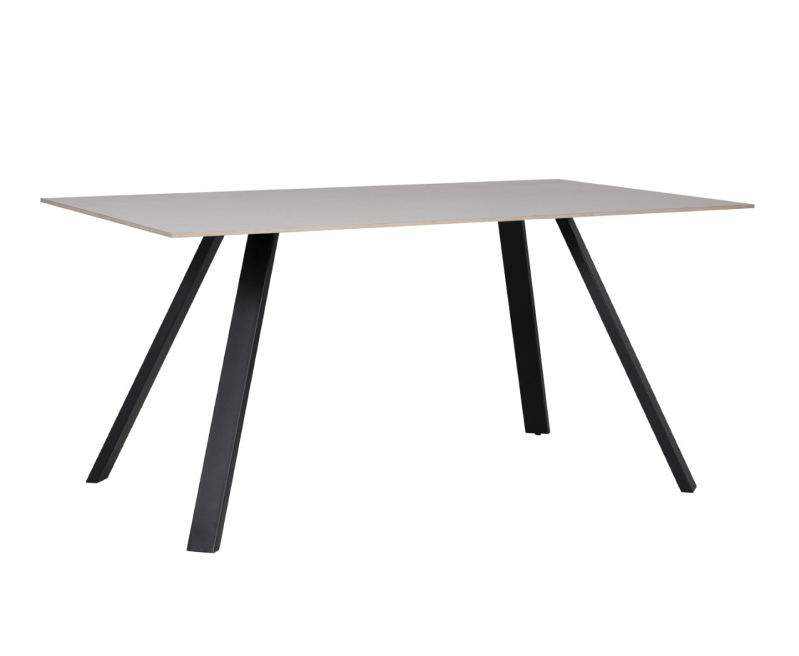 Avery Round Dining Table 160cm - Taupe – HFW